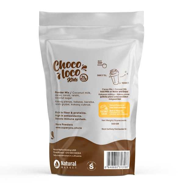 Choco Loco Vaikų Supermaistas +25 porcijų – Natural Market